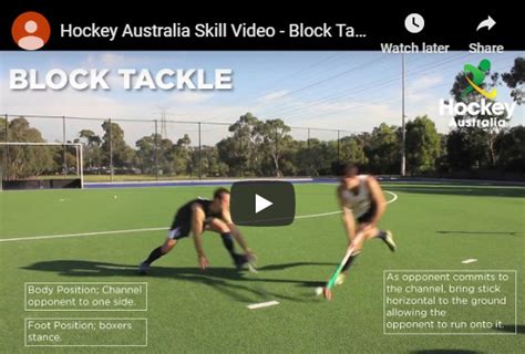 Block Lunge Jab Tackling Hockey Training