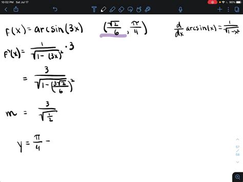 solved a find an equation of the tangent line to the graph of f at