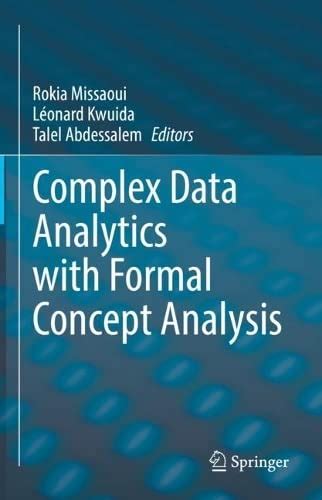 Complex Data Analytics With Formal Concept Analysis Pdfepub Version
