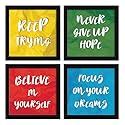 ArtX Paper Motivational Wall Frames Quotes Wall Art Painting Framed Paintings For Home Office