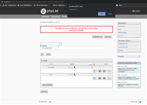 Cross Site Script Vulnerability On Categories Lists Feature In Phplist Version 353 · Issue