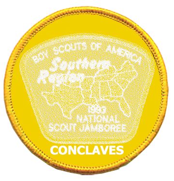 OA Section List Conclave Patches 4 Regions