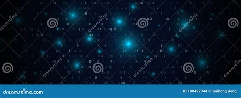 Abstract Technology Binary Code Background.Digital Binary Data and Secure Data Concept with ...