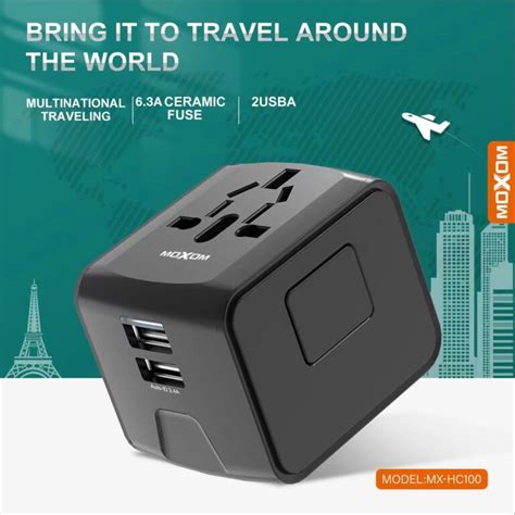 Moxom Universal Travel Adapter Mx Hc100 • Gadget City
