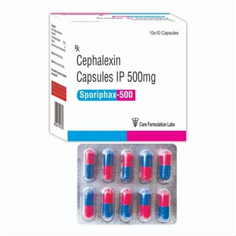 Cephalexin Capsules Ip 500 Mg At ₹ 210 Stripe In Patna Id 2852631185491