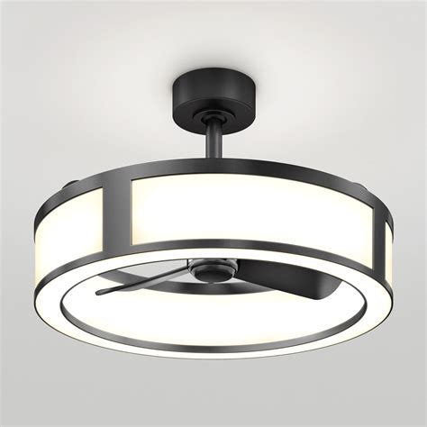 Huxley Ventilador De Techo Led In Negro Artika