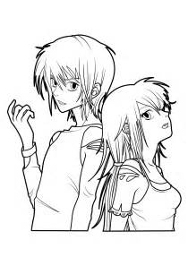 63 Dessins De Coloriage Fille Manga à Imprimer Sur Page 5