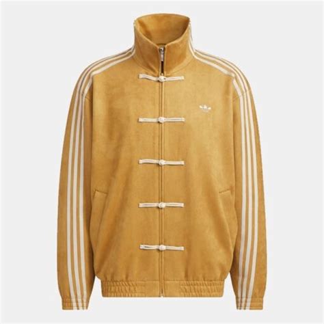 Adidas Chinese New Year Jacket Stylish Mustard Outerwear