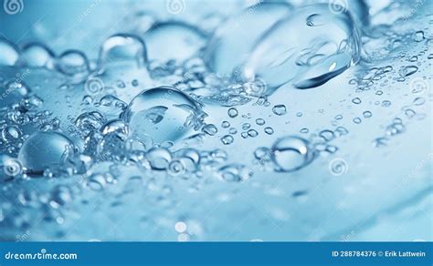 Glass Of Water Overflow In Macro Shot Stock Concepts Stock