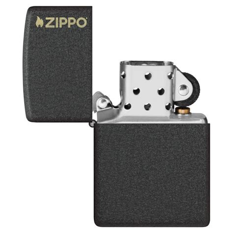 ᐉ Зажигалка Zippo Logo Black Crackle™ 236zl купить на официальном сайте