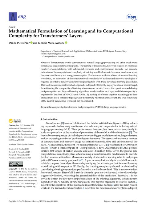 pdf mathematical formulation of learning and its computational