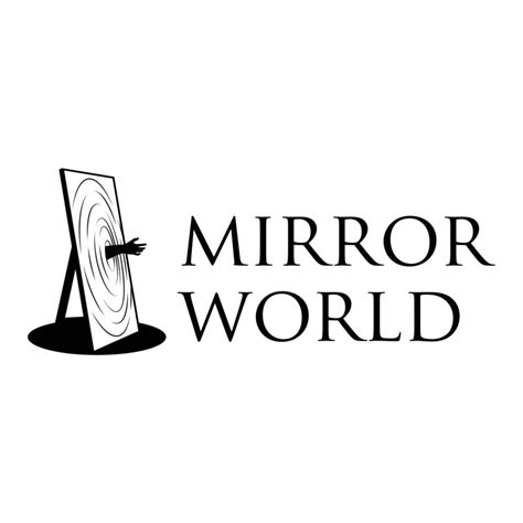 Mirror World Minimalist Logo Design 49382586 Vector Art At Vecteezy