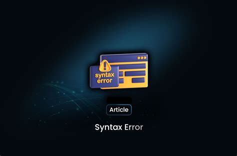 Understanding Syntax Errors In Web Scraping A Comprehensive Guide