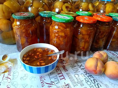 Персиковое варенье с орешками — купить в Красноярске. Домашние ...