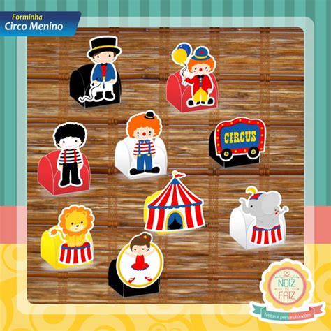 Forminha Circo Loja NoizKiFaiz Elo7 Produtos Especiais