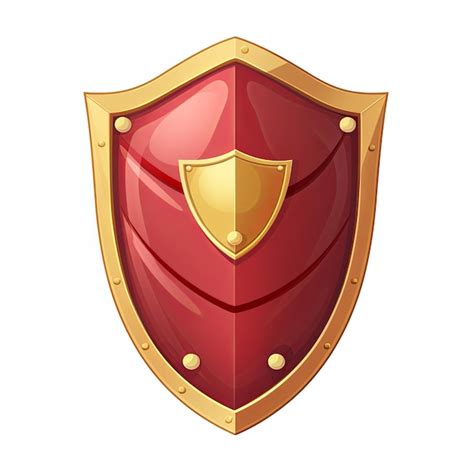 Premium Photo A Shield Icon Minimal Background