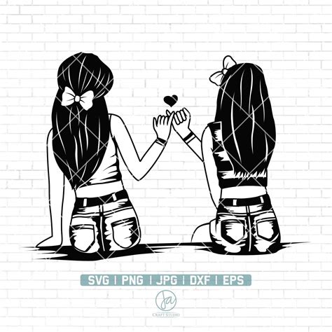 Best Friend Shirt Svg Bestie Svg Pinky Promise Svg Sister Shirt Svg