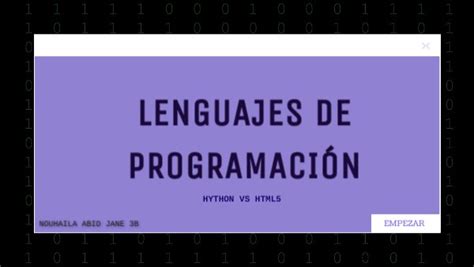 Lenguajes De Programación Genially Lenguajes De Programación Genially