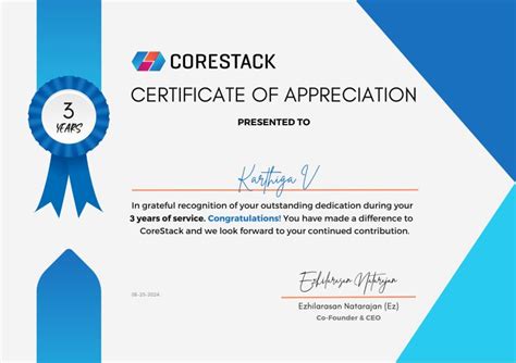 Karthiga Varadhan On Linkedin Workanniversary Grateful Team