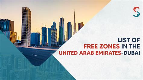 List Of Free Zones In The UAE Dubai