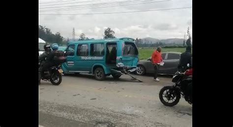 Video Fuerte Accidente En La Vía Indumil Soacha Periodismo Público