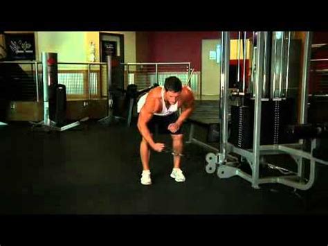 Bodybuilding Videos Exercise Guides Bent Over Low Pulley Side