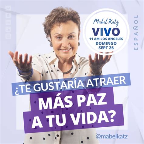 Te espero mañana EN VIVO Mabel Katz Español