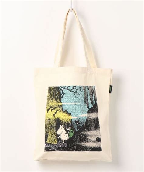 Moomin（ムーミン）の「【 Moomin 】 グッディバッグ ムーミン＆スナフキンこっそり（トートバッグ）」 Wear