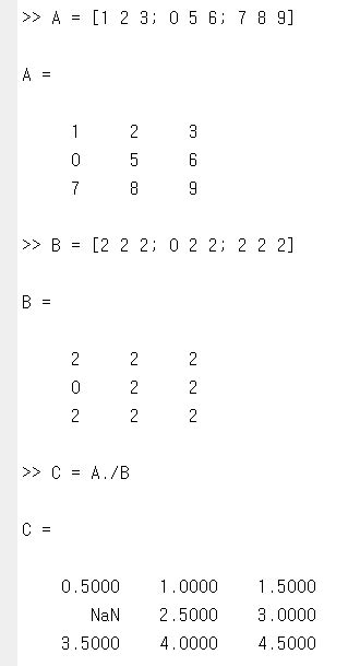 Matlab 숫자가 아닌 것 찾기 Isnan 함수 By