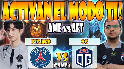 PSG LGD VS OG BO2 GAME 1 AME VS ATF THE INTERNATIONAL 11 2022