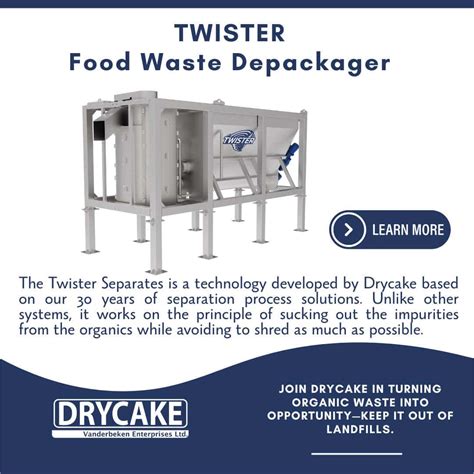 The World Biogas Expo Why The Drycake Twister Separator And Seditank