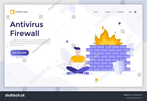 Man Sitting Cross Legged Working On Laptop Stock Vector Royalty Free