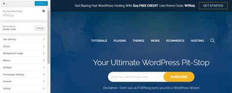 wordpress panel tutorial for control over the wordpress control panel