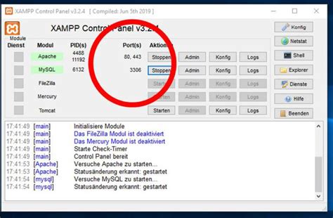Lokaler Xampp Webserver Ports ändern Schlagercity