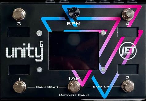 unity 6 midi controller by jet pedals rockboard