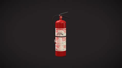 灭火器 3D模型 12 unknown obj fbx c4d 3ds Free3D