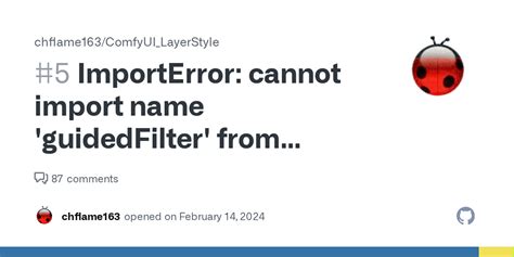 ImportError Cannot Import Name GuidedFilter From Cv Ximgproc Issue Chflame
