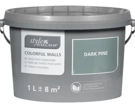 Stylecolor Colorful Walls Wand Und Deckenfarbe Dark Pine 1 Hornbach