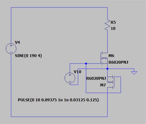 Dimmer Back To Back MOSFET Conduction Problem For The Negative Cycle Electrical Engineering