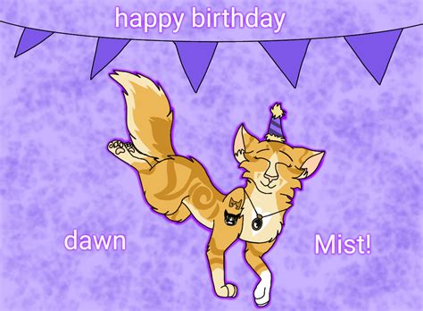Happy Birthday Dawnmist By Bluemist77 On Deviantart