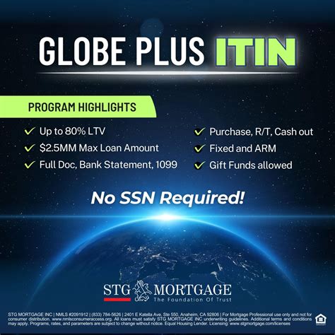 Itin Itinloans Mortgagelender Wholesalelender Stg Mortgage
