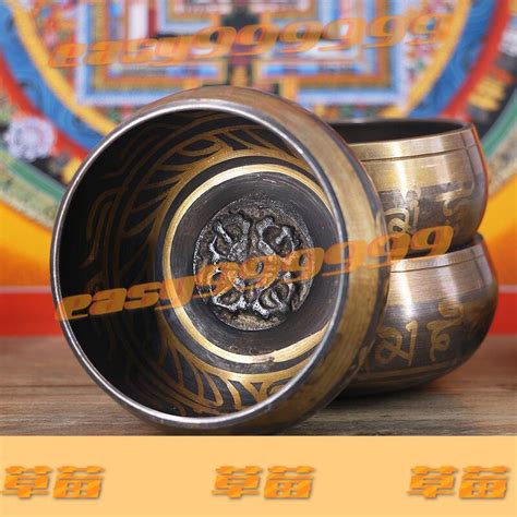 折扣~西藏頌缽佛教用品法器家居瑜伽擺件佛音缽盂尼泊爾手工佛音碗銅罄~草莓 露天市集 全台最大的網路購物市集