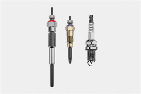 흰색 배경에 두 가지 유형의 글로우 플러그와 스파크 플러그가 있습니다 3d 렌더링 0명에 대한 스톡 사진 및 기타 이미지 0명 3차원 형태 가솔린 Istock