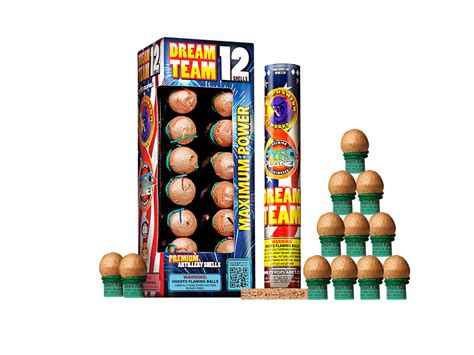 Copperhead Mortar Shells 12 Shells Phantom Fireworks