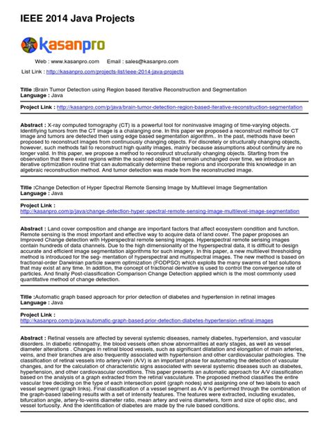 Ieee 2014 Java Projects Pdf