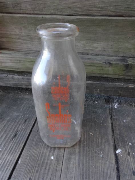 Vintage Glass Milk Jug Sarasota Architectural Salvage 1093 Central