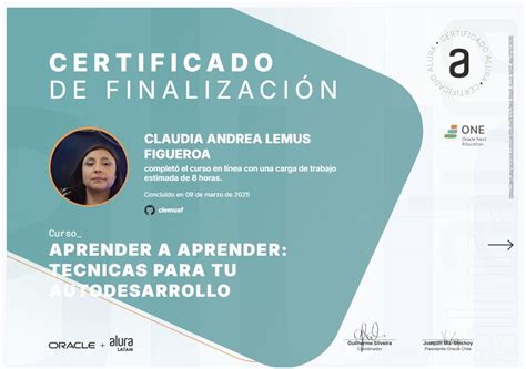 Aluralatam Oraclenexteducation Claudia Lemus