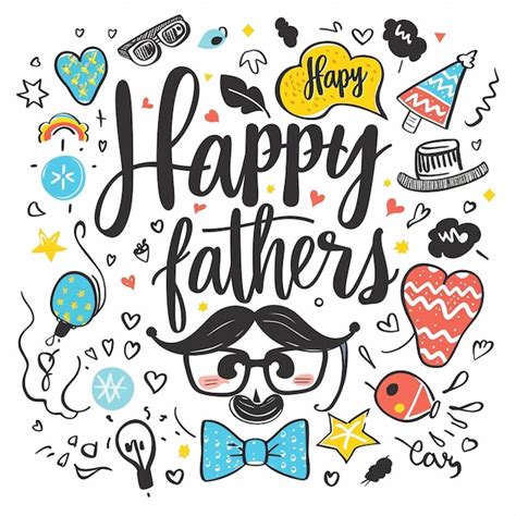 A Poster For Happy Fathers Day Illustration Premium Ai Generated Image