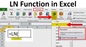 LN In Excel Formula Examples How To Use LN Function