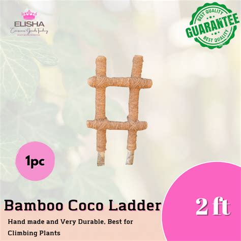 Elisha Mura Na Quality Pa Coco Ladder 2ft Made In Bamboo Coco Rope